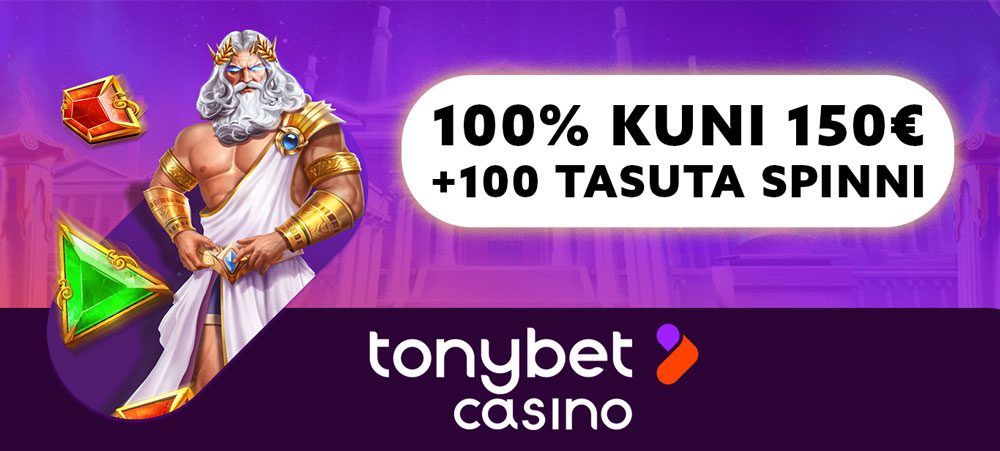Tonybet pakkumine - Parim Online Kasiino Eestis 2025 🏆🇪🇪 - Leia Oma Lemmik!